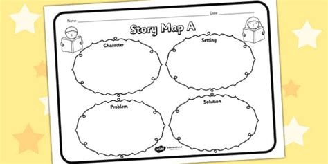 Story Map A Worksheet Teacher Made