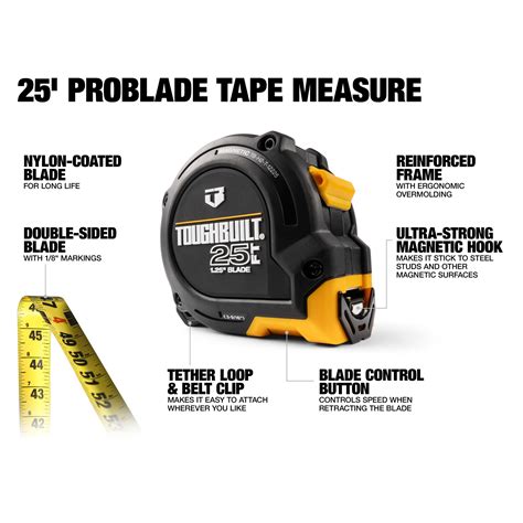Problade Tape Measure Toughbuilt