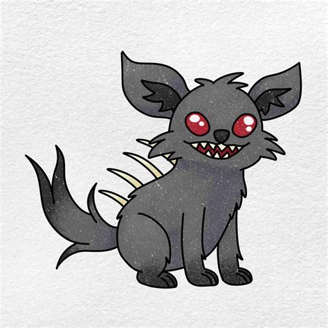 How To Draw A Chupacabra Helloartsy