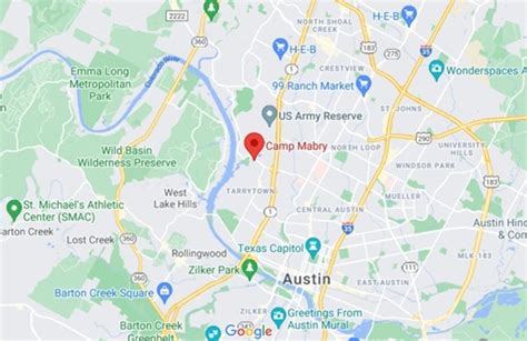 Where Is Camp Mabry Texas See Area Map And More