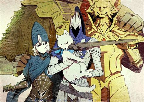 Artorias The Abysswalker Dragon Slayer Ornstein Great Grey Wolf Sif