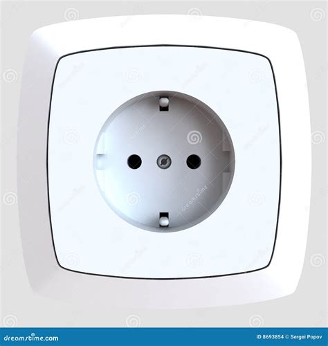 Electric Socket And Plug Icons Electricity Sign Vector Thin Line Art