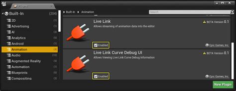 虚幻引擎中的live link curve debugger 虚幻引擎 5 6 文档 epic developer community