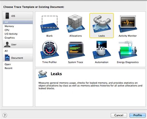 Xcode 内存泄漏，memory Leaks， Crash 解决方案运行xcode模拟器时出现内存溢出 Csdn博客