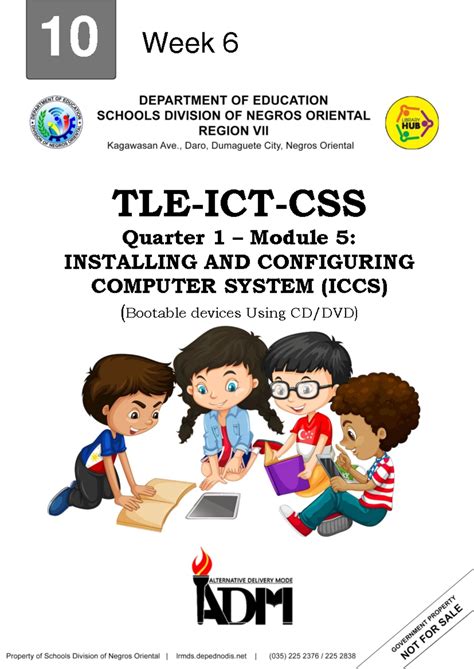 1st week for teacher week 1 css ict grade 10 10 tle ict css quarter