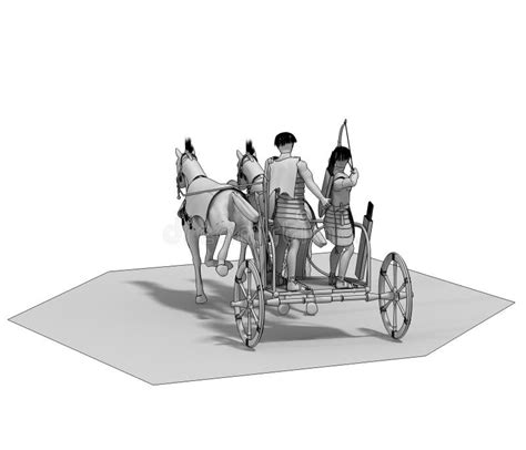 Ilustración De Representación 3d De Cariot Persa Stock De Ilustración Ilustración 181766631