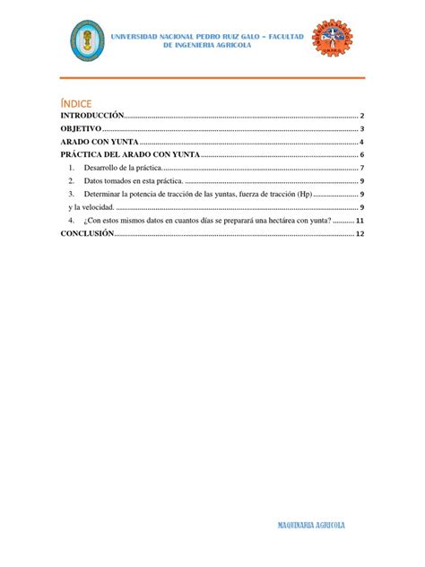 Arado Con Yunta Pdf Arado Uso Del Suelo