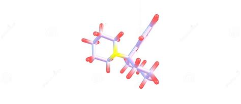 Phencyclidine Molecular Structure Isolated On White Stock Illustration