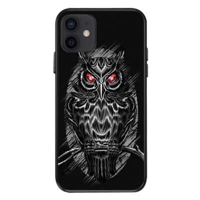 Retro Owl Art Case For Iphone 15 14 13 12 11 Pro Max Plus Mini Xr Xs X