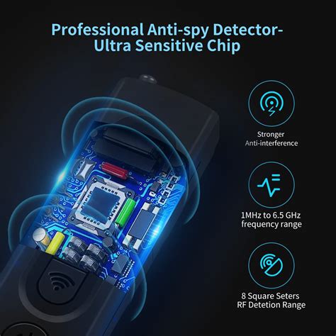 Pocket Sized Anti Spy Detector Hidden Camera Gps Tracker Rf Wireless Scanner X13