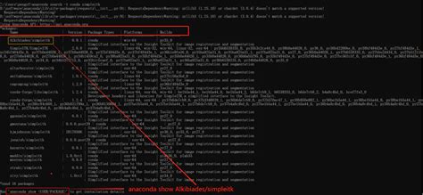 Packagesnotfounderror The Following Packages Are Not Available From Current Channels