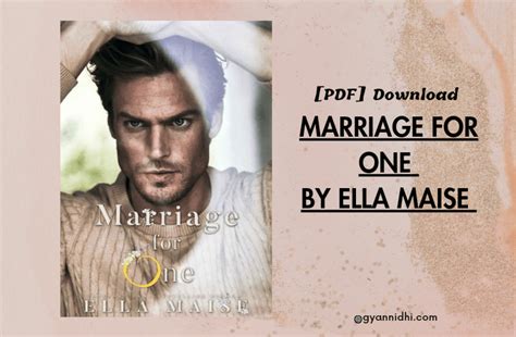 Marriage For One PDF By Ella Maise Download