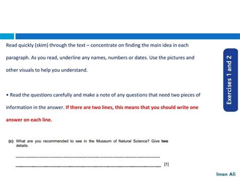 Igcse Esl Comprehension Guide Pptx