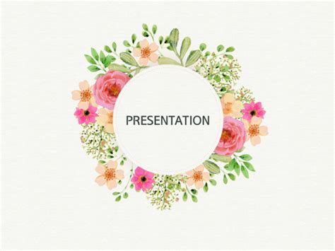 무료 Ppt 템플릿 꽃 네이버 블로그