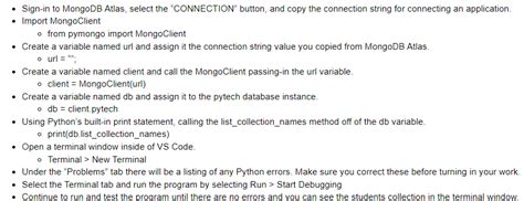 Need Help With Mongodb And Python Need Step By Step