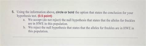 Solved For This Assignment We Observe The Trait Of Face