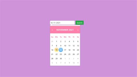 Bootstrap Datepickers And Timepickers Bootstrap 4 Pink Themed Custom Datepicker Example Css Mix
