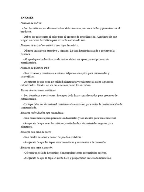 Elegir Los Envases Adecuados Para Mermeladas Es Crucial Para Asegurar La Calidad Y Durabilidad