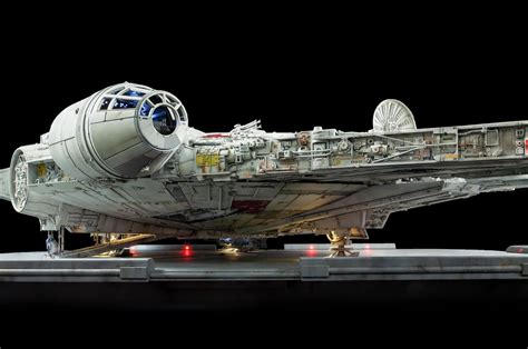 Star Wars Millennium Falcon Model Display Detailed Star Wars Ship