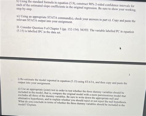 Use The Textbook Econometrics Th Edition To Answer Chegg