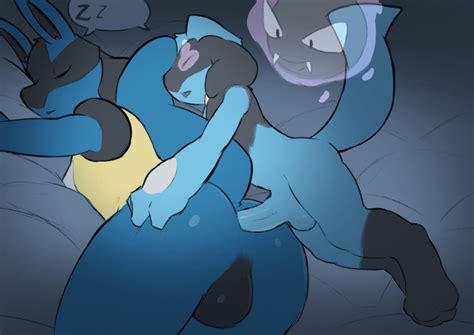Post 2820094 Animated Dacad Gastly Lucario Porkyman Riolu