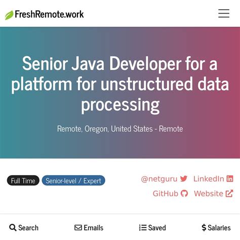 📢 netguru is hiring a senior java developer for a platform for