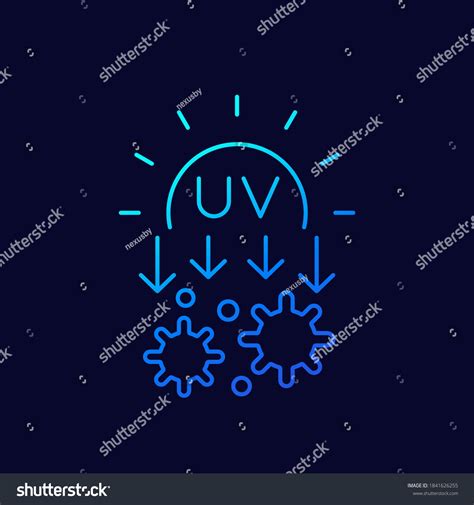 소독 선형 아이콘용 Uv 조명 스톡 벡터로열티 프리 1841626255 Shutterstock