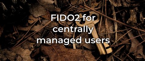 Fido2 For Centrally Managed Users Fedora Magazine