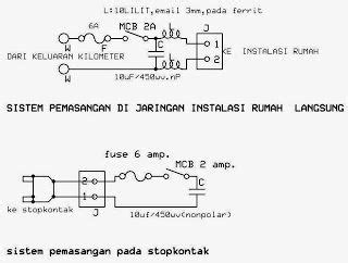 Skema Alat Penghemat Listrik Power Plus