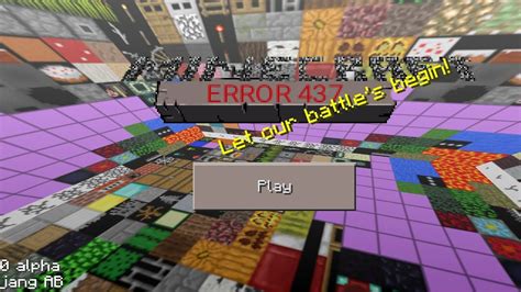 Minecraft Error Pocket Edition YouTube