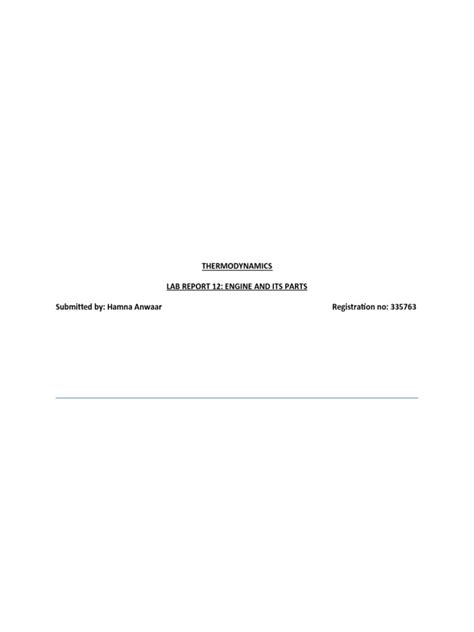 Lab Report 12 Pdf Internal Combustion Engine Engines