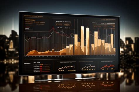 Premium Ai Image Advanced Financial Data Display