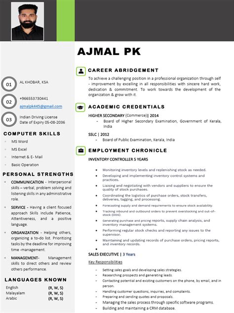 Ajmal Pk Cv R1 Pdf Supply Chain Business Economics