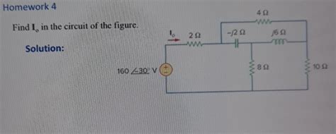 Solved Find I In The Circuit Of The Figure Chegg