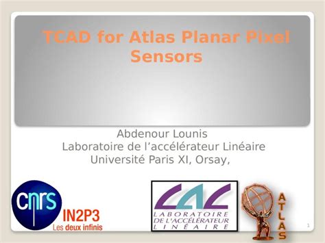 Pptx Tcad For Atlas Planar Pixel Sensors Dokumentips