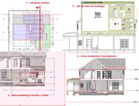 Sketch Render Sections And Elevations Graphisoft Community