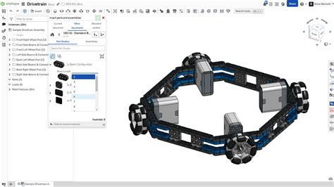 Vex Iq And Vex V5 Parts Libraries Onshape Education