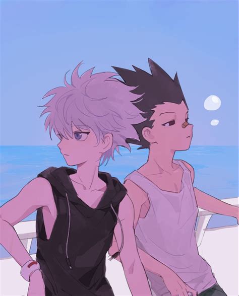 Hunter X Hunter Fanart Gon And Killua Matching Pfp Fanart Hxh Killua