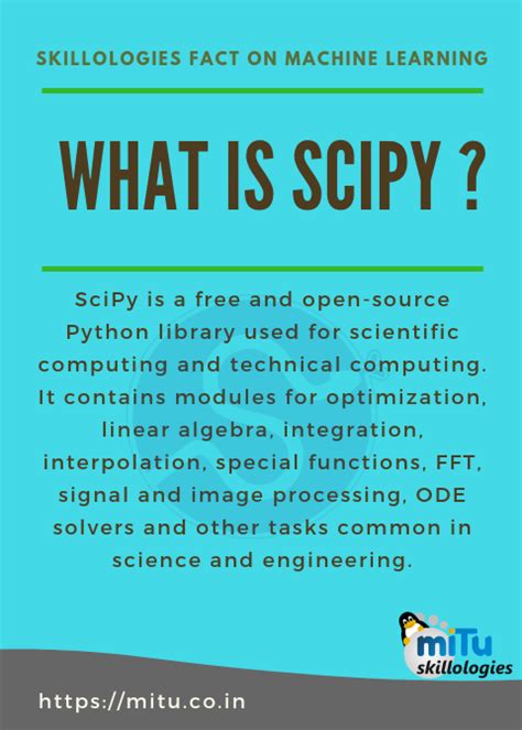 What Is Scipy Mitu Skillologies Aritificial Intelligence Data