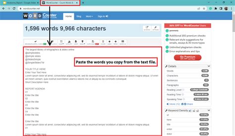 How To See Word Count On Google Slides In Ways