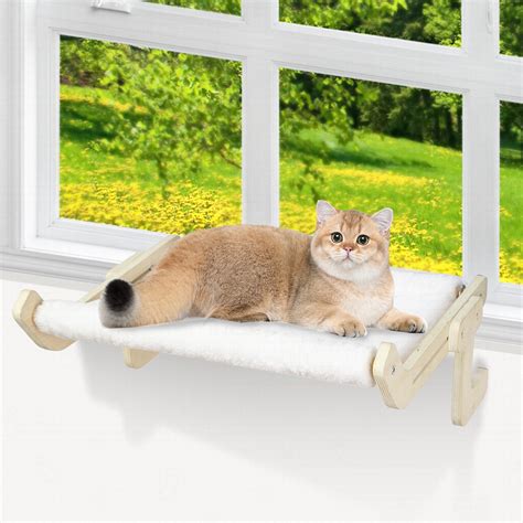 Cat Window Perch Hammock Window Mounted Cat Bed Cooling Breathable