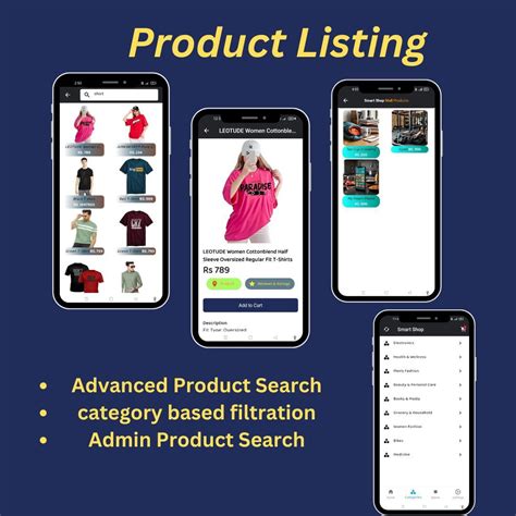 Product Listing In My Flutter Smart Shop E Commerce Multi Vendor App Nodejs Backend With