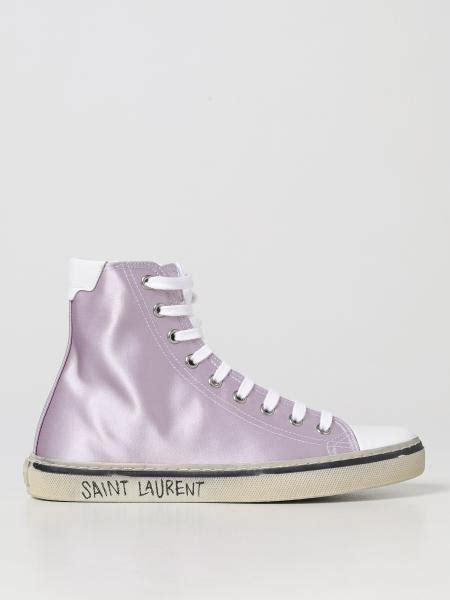 SAINT LAURENT SNEAKERS Sneakers Malibu in crêpe di raso Sneakers