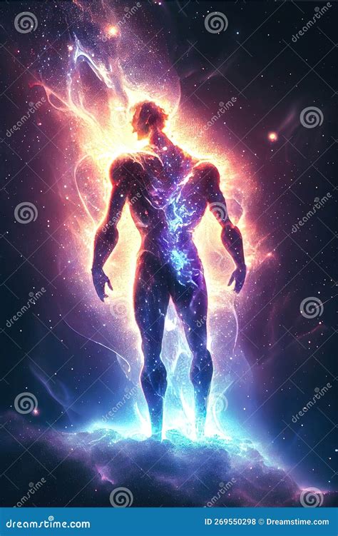 extraterrestrial intelligence in the form of a man made of stars