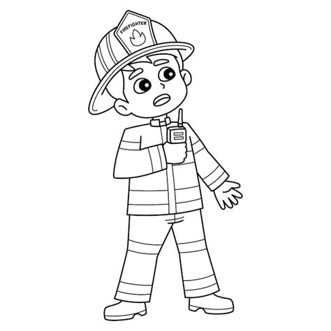 소방호스 색칠 페이지