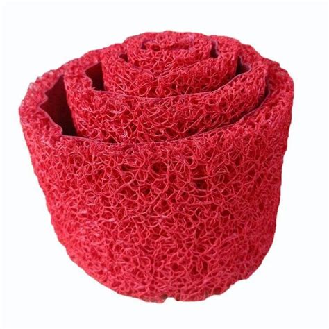 Plain Red Pvc Artificial Grass Mat For Outdoor 15 Mm At ₹ 65sq Ft In