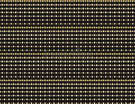 Gold Dotted Hexagons Seamless Pattern On Black Background Stock Illustration Illustration Of