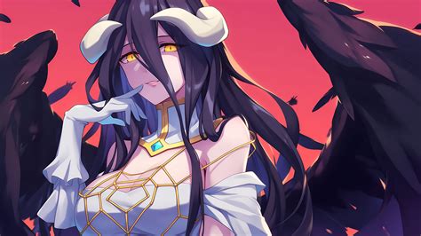 Overlord Albedo Sunset Desktop Wallpaper Download In Hd And 4k