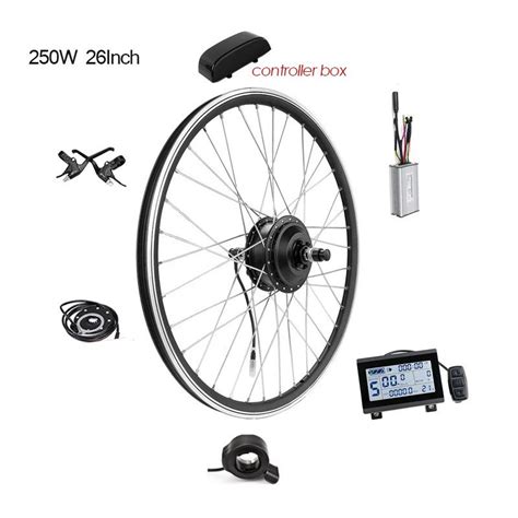 Kt Lcd3 250w E Bike Wheel Motor 36v 48v Electric Bike Conversion Kit Hub Brushless Controller 전기