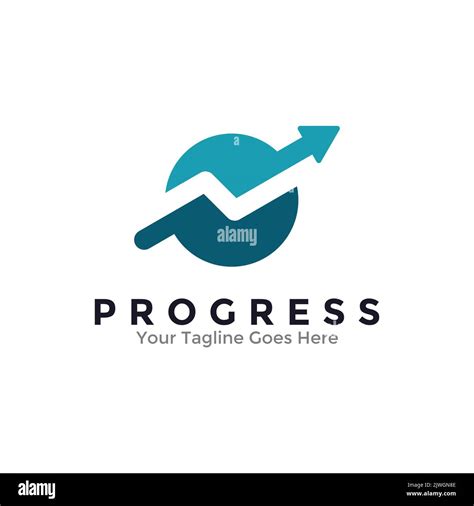 Progress Logo Template Design Business Marketing Finance Logo Vector Illustration Of Arrow Up